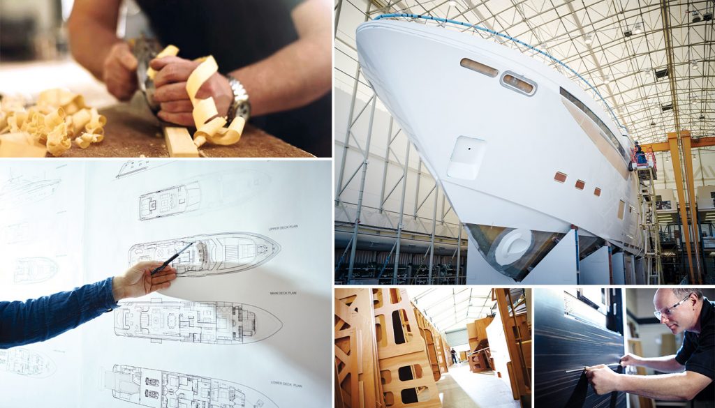 Behind the Scenes at Princess Yachts’ Growing Shipyard Lies the Secret ...